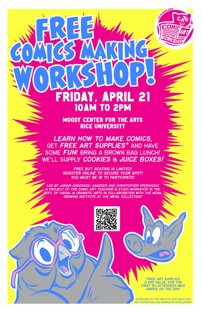 Free Comics Making Workshop! | Rice Arts